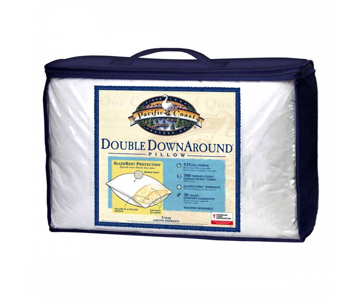 DeluxeComfort.com Pacific Coast Feather Double Downaround Pillow - Queen