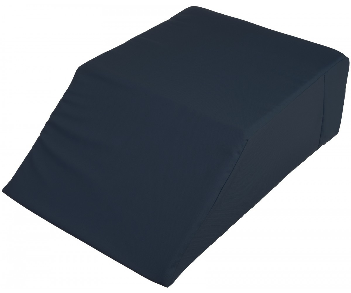 DeluxeComfort.com 10" High Wedge Bed Leg Cushion - Leg Elevator Blue