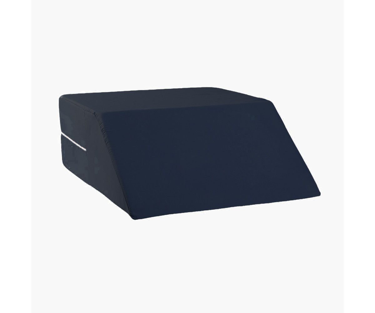 DeluxeComfort.com 10" High Wedge Bed Leg Cushion - Leg Elevator Blue