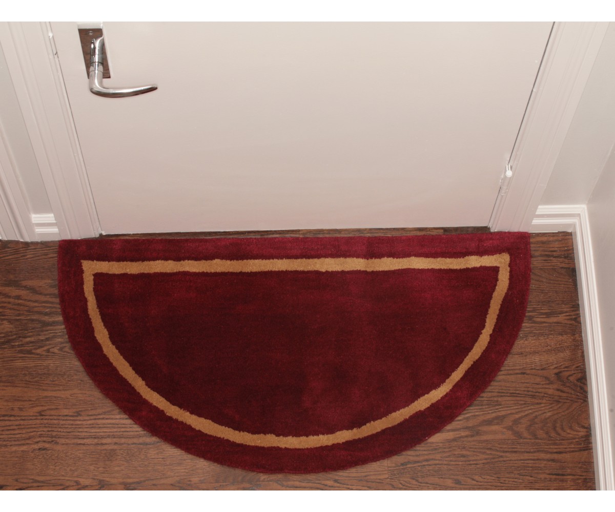 DeluxeComfort.com Deluxe Comfort Henley Wool Rug - Round and Half ...