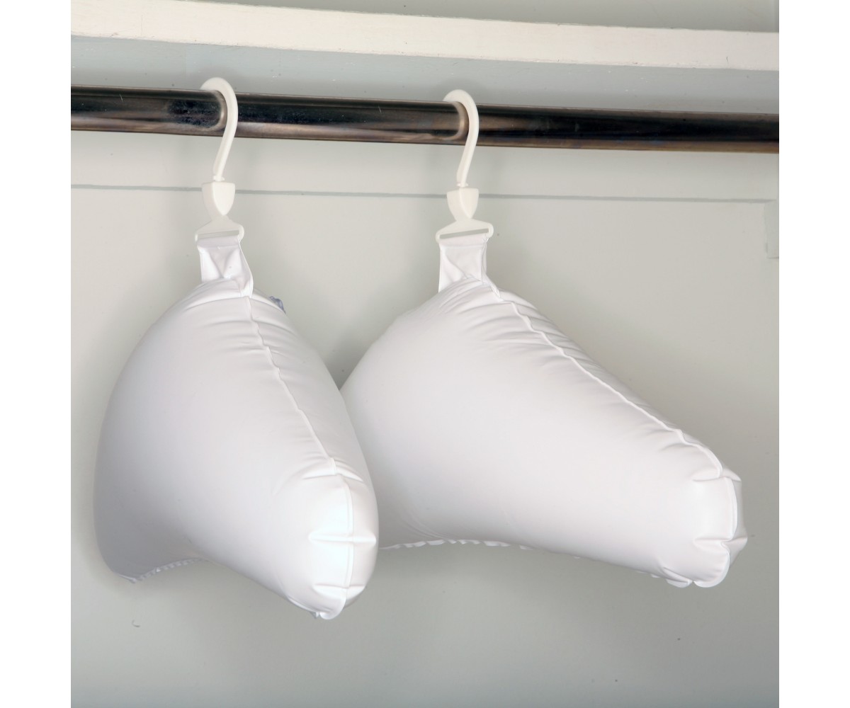 DeluxeComfort.com Inflatable Cloth hanger White 4 pack