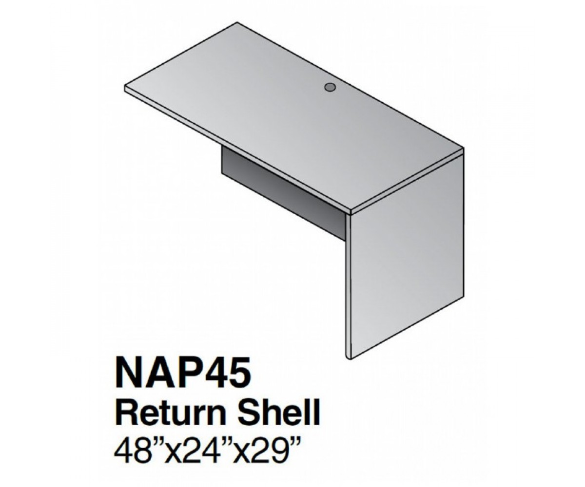 DeluxeComfort.com Napa Return Shell 48X24
