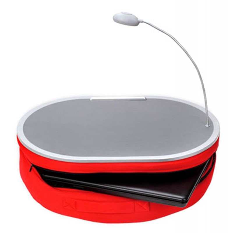 DeluxeComfort.com Lamp Desk With Lap Red