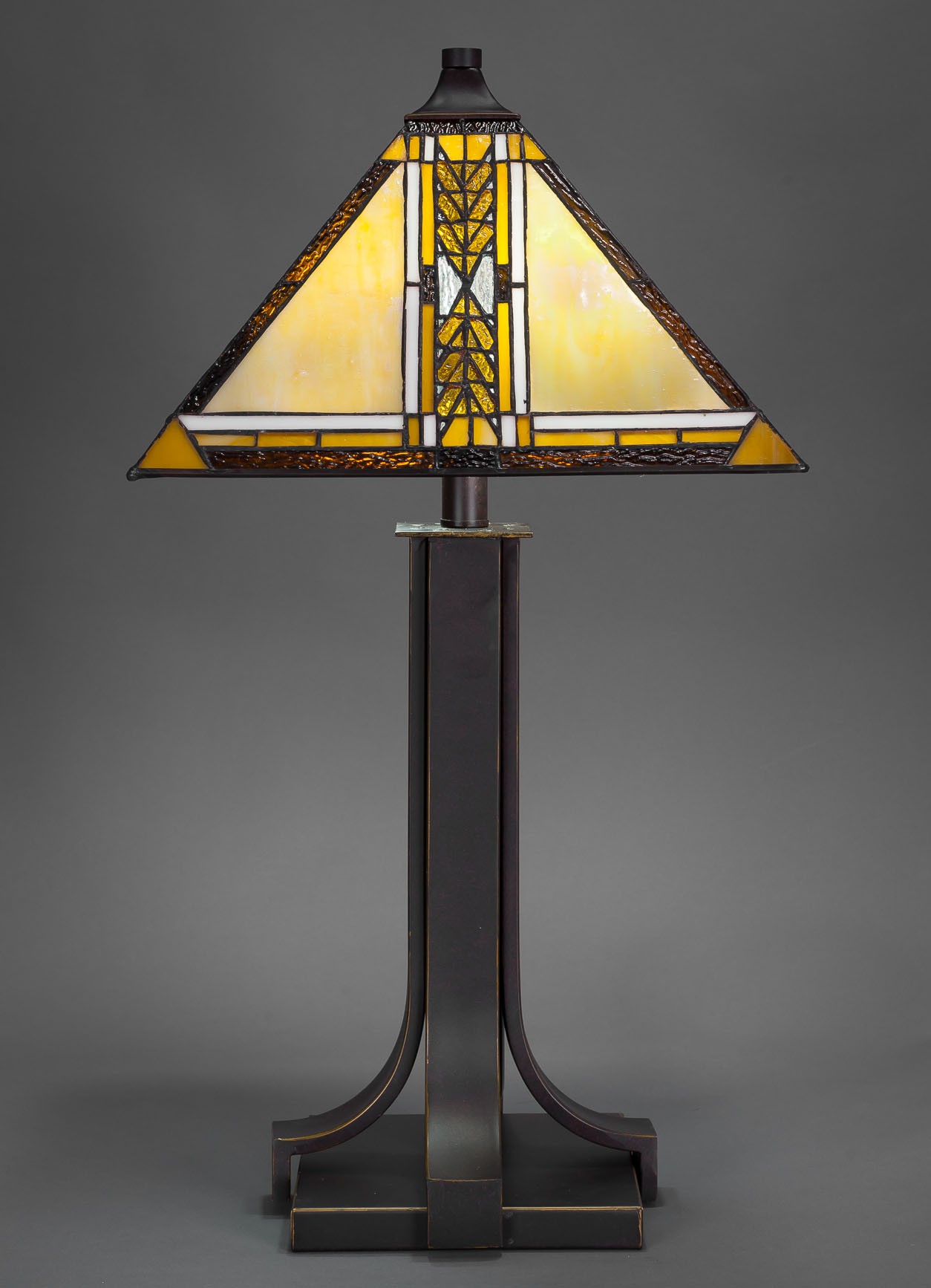 DeluxeComfort.com Apollo Table Lamp Shown In Dark Granite Finish With ...