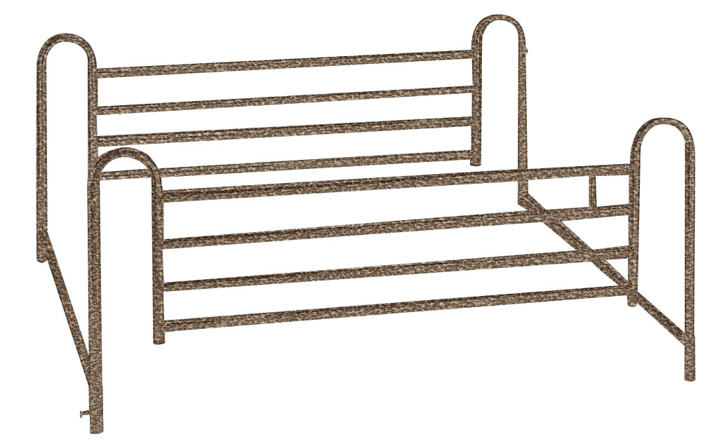 DeluxeComfort.com Full Length Hospital Bed Side Rails