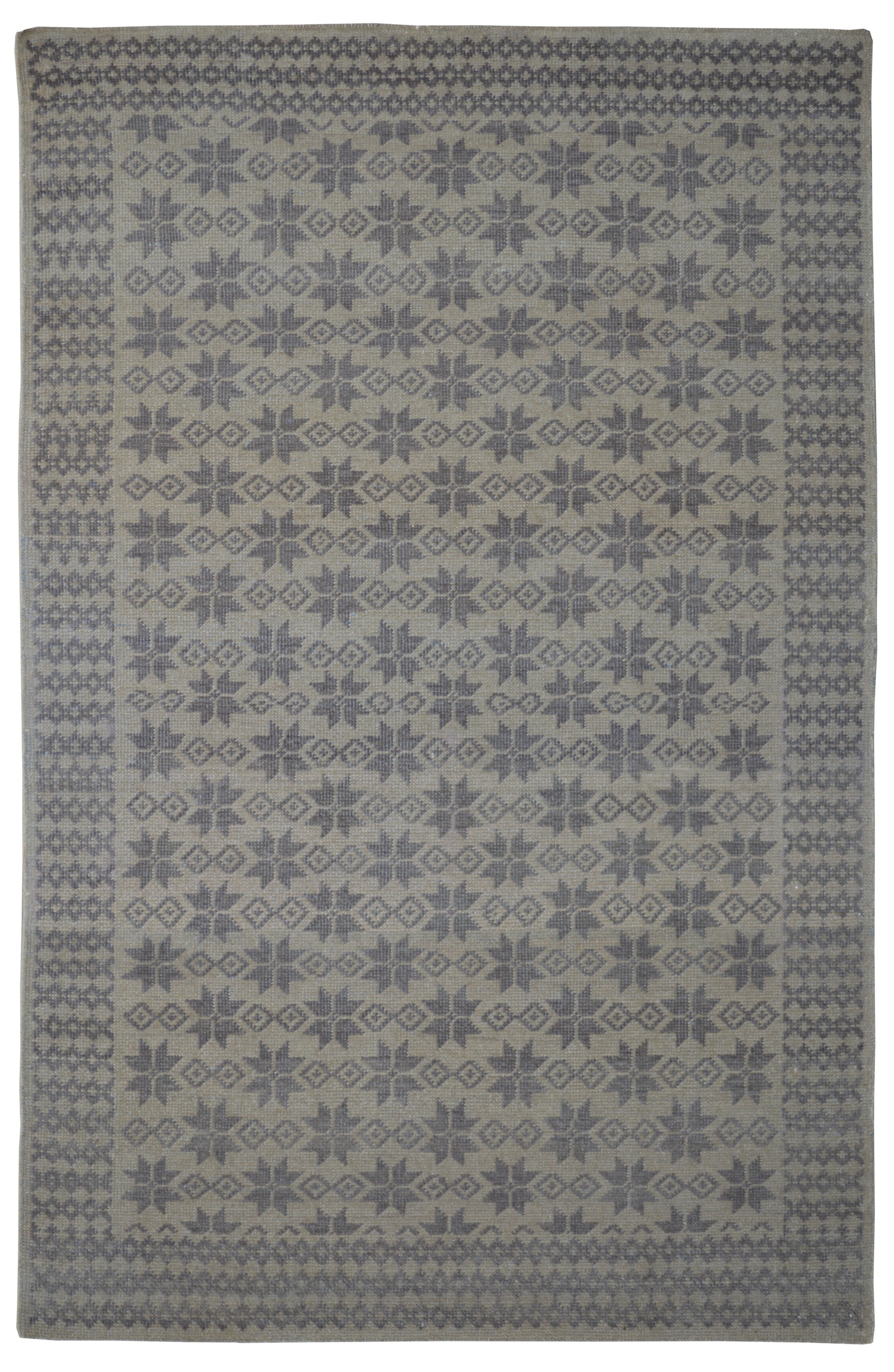 DeluxeComfort.com Nordic Scandinavian Ivory Rug Nordic-2 5' x 8'